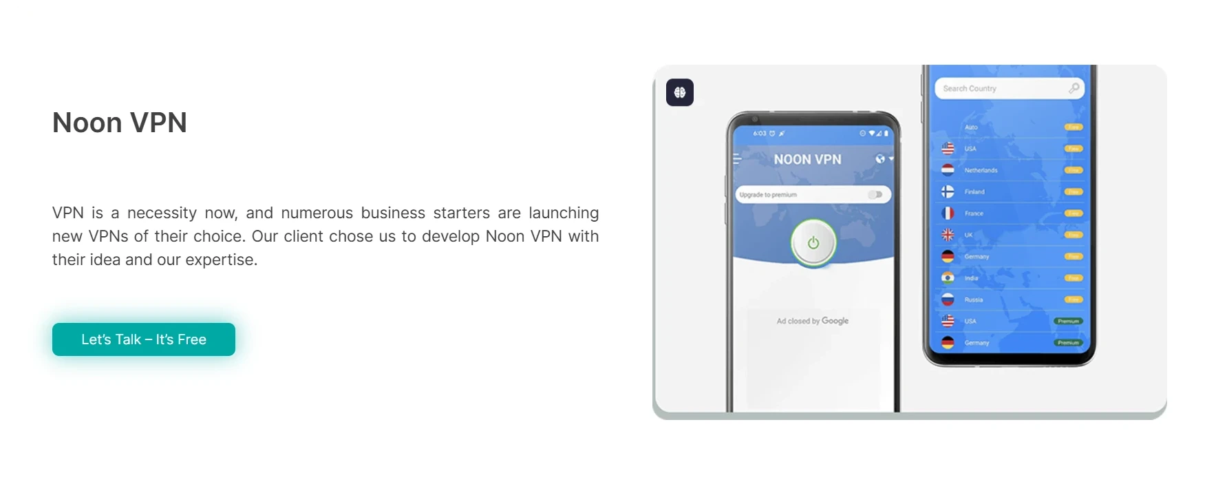 Noon VPN Development Services | Kolpolok Limited