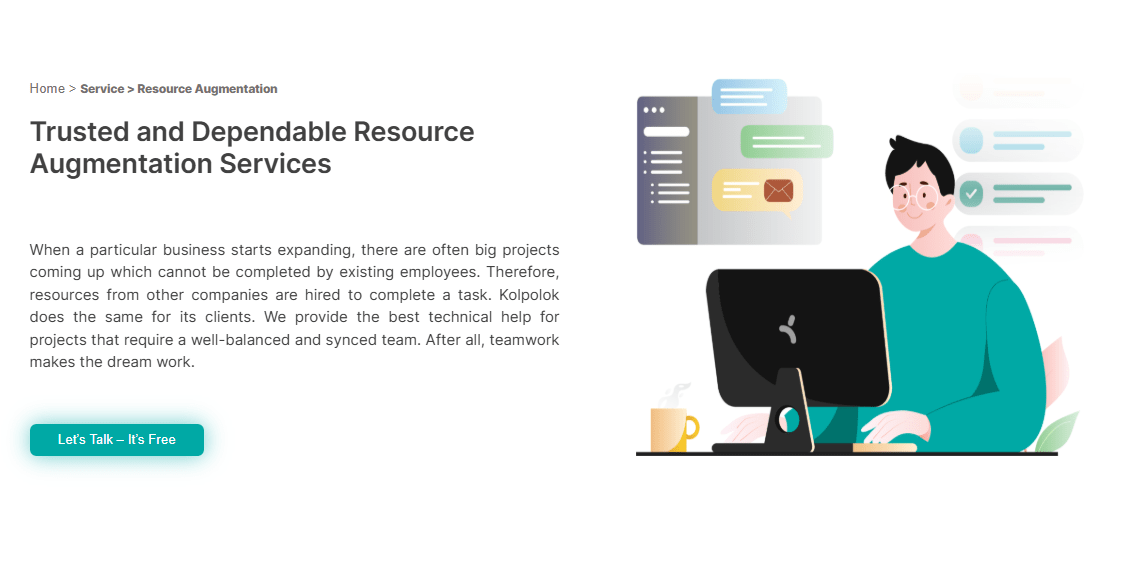 Professional Resource Augmentation Services| Kolpolok Limited